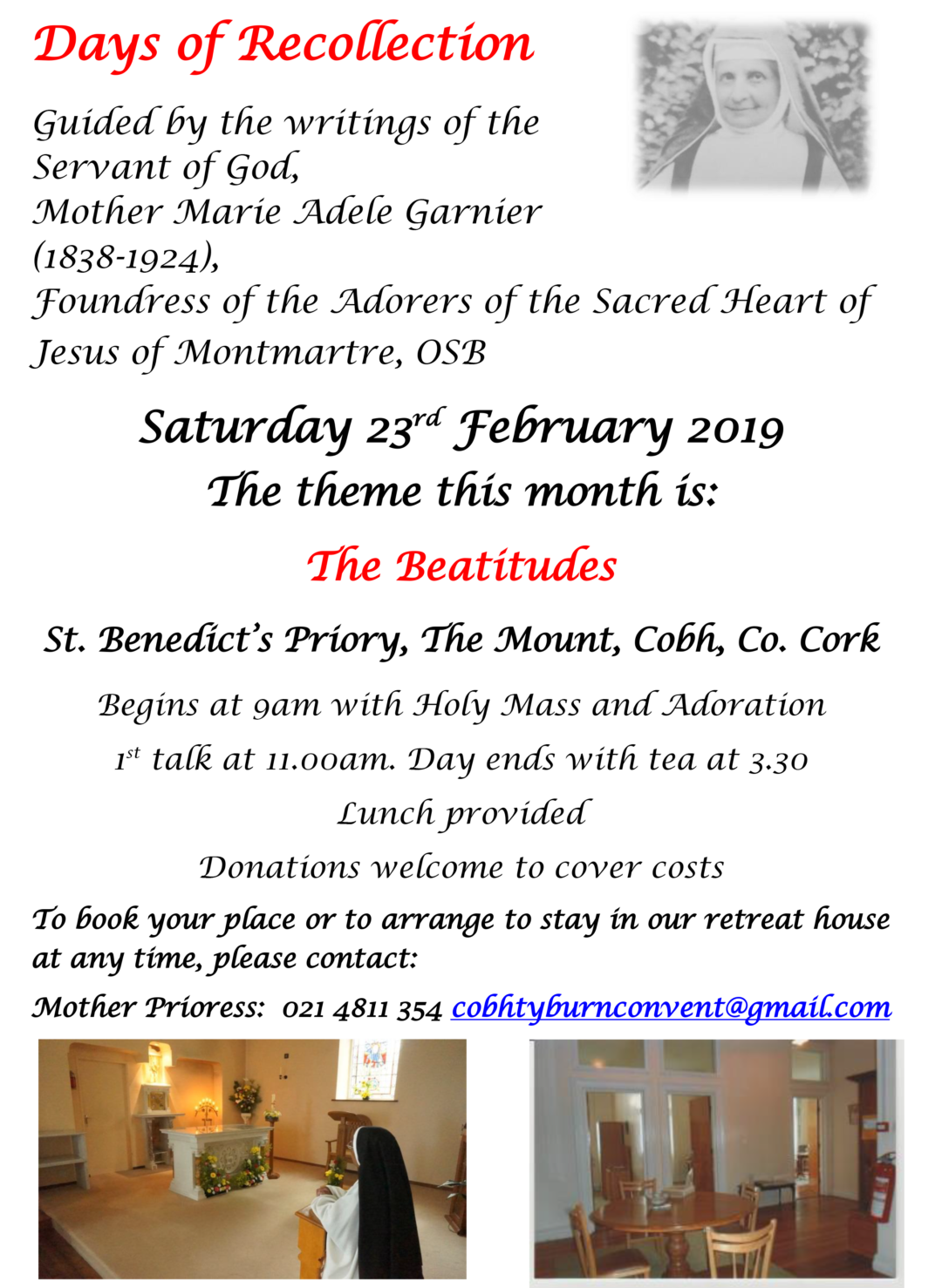 Day of Recollection - Vocations Ireland